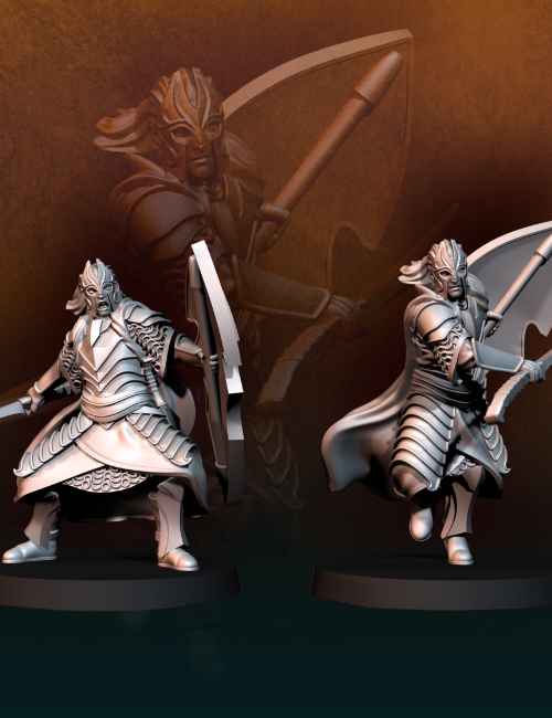 6x Bloody Elf King Guard – Davale Games