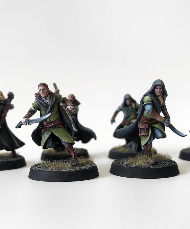 Digital Product – 6x Bloody High Elf Knight – Mounted – Davale Games