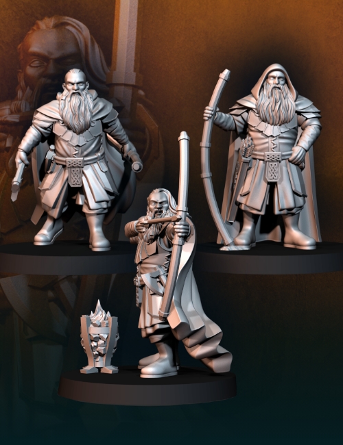 6x Kalak Dwarf Explorer – Davale Games