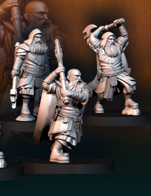 6x Kalak Dwarf Explorer – Davale Games