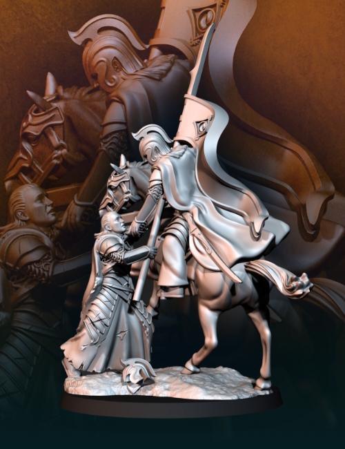 Bloody Elf Banner Mounted – Davale Games