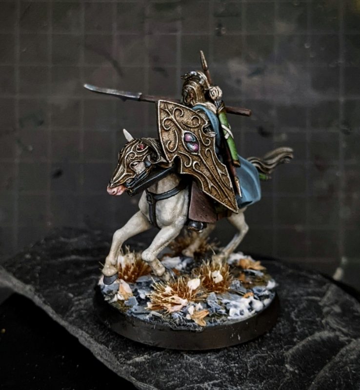 6x Bloody High Elf Knight – Mounted – Davale Games