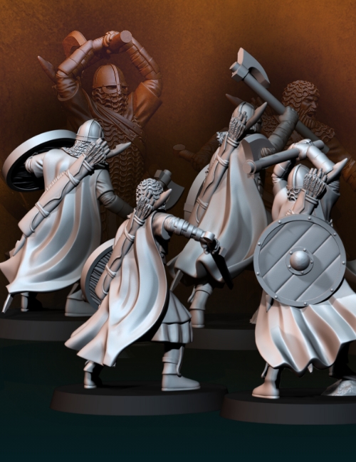 6x West Human Warrior – Davale Games