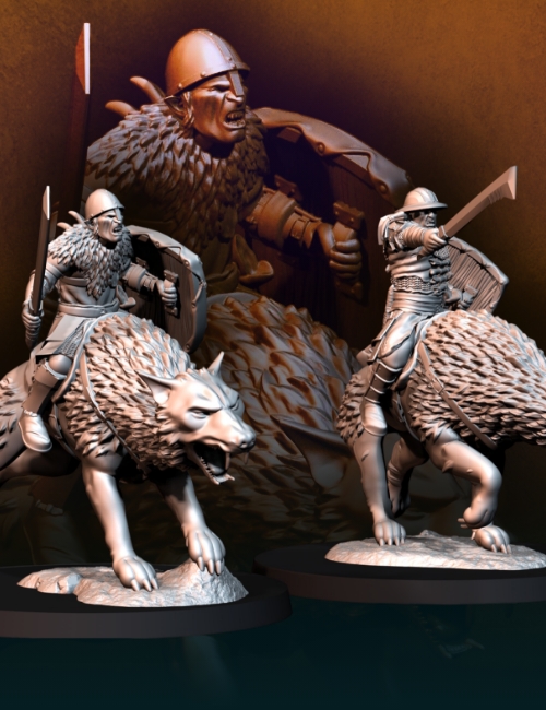 6x Warg Riders – Davale Games