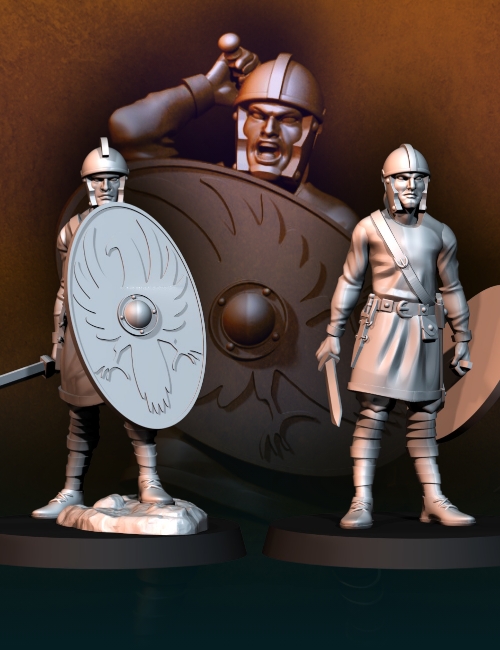 6x Roman Soldiers without Armor – Davale Games