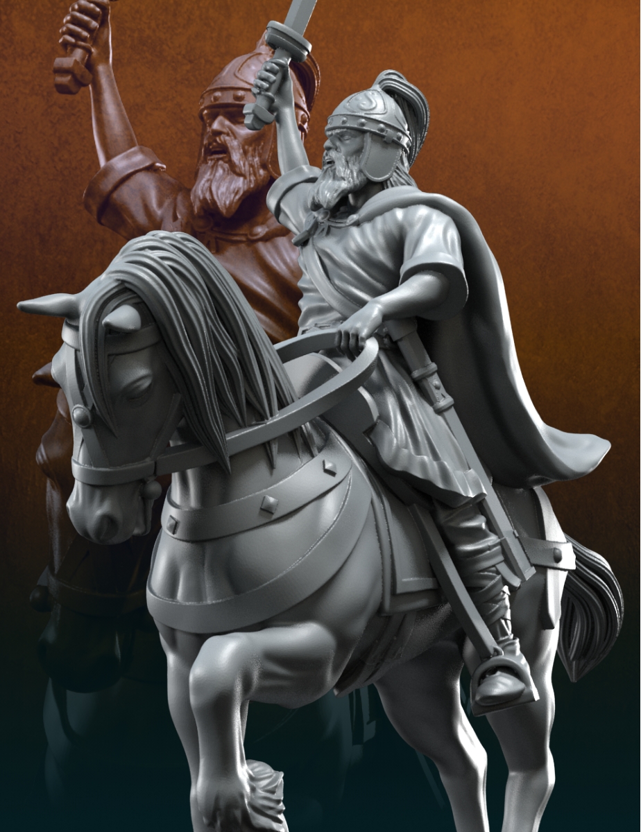Visigoths King on foot and mounted – Davale Games