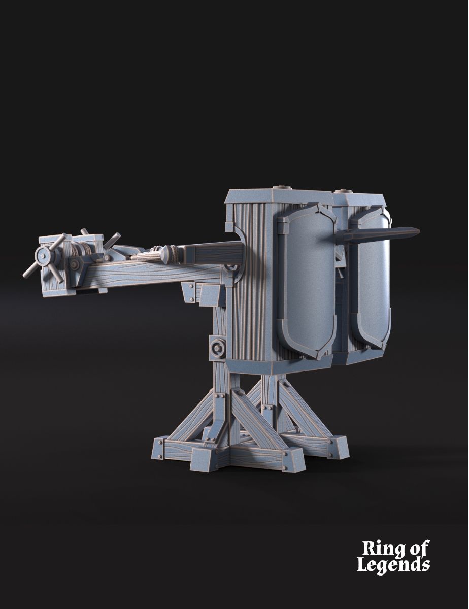 1x Grey Castle Rocket Launcher with Dotation – Davale Games